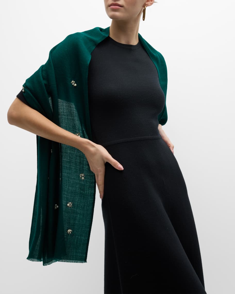 Janavi India Dispersion Merino Wool Scarf | Neiman Marcus