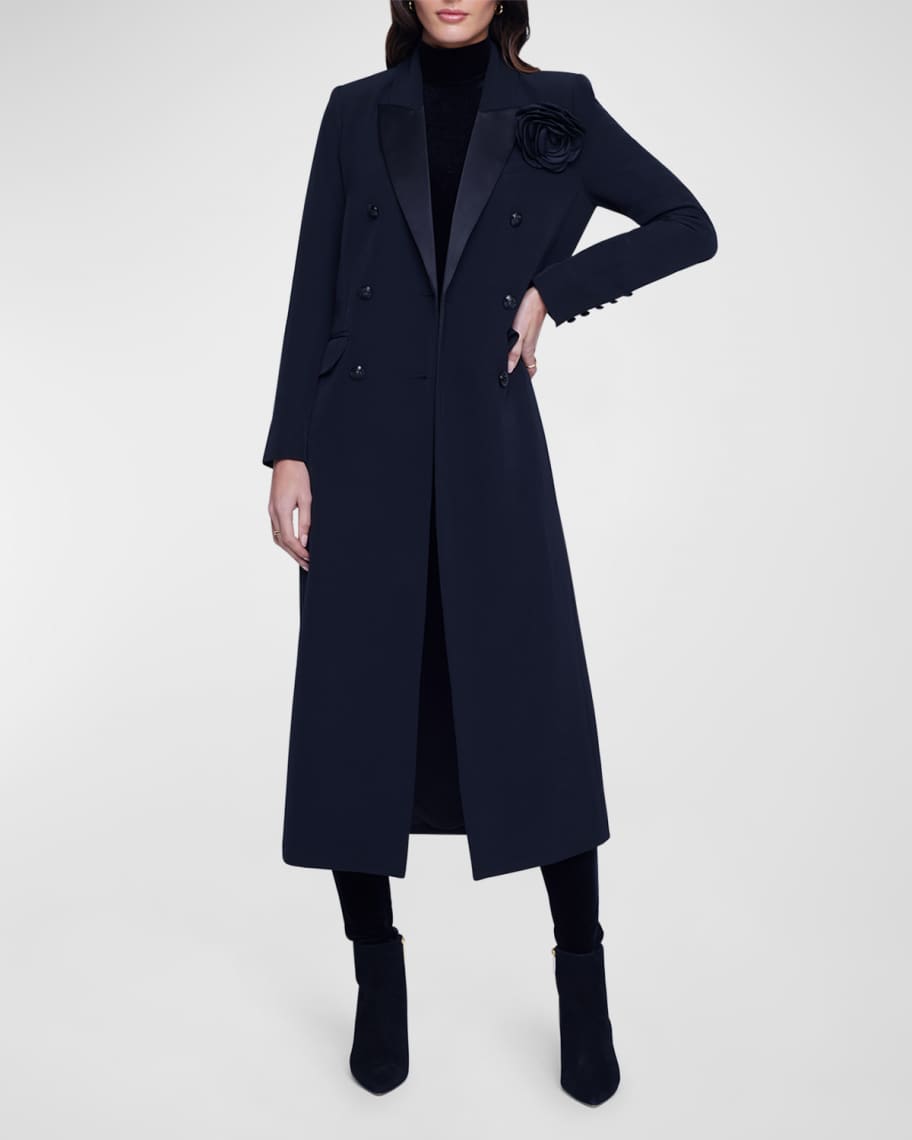 L'Agence Quinton Long Tux Jacket | Neiman Marcus