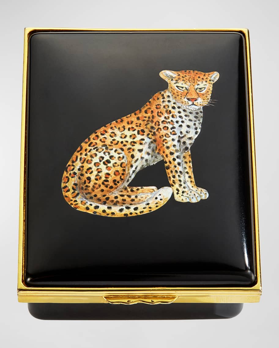 Halcyon Days Leopard "Spots" Box | Neiman Marcus