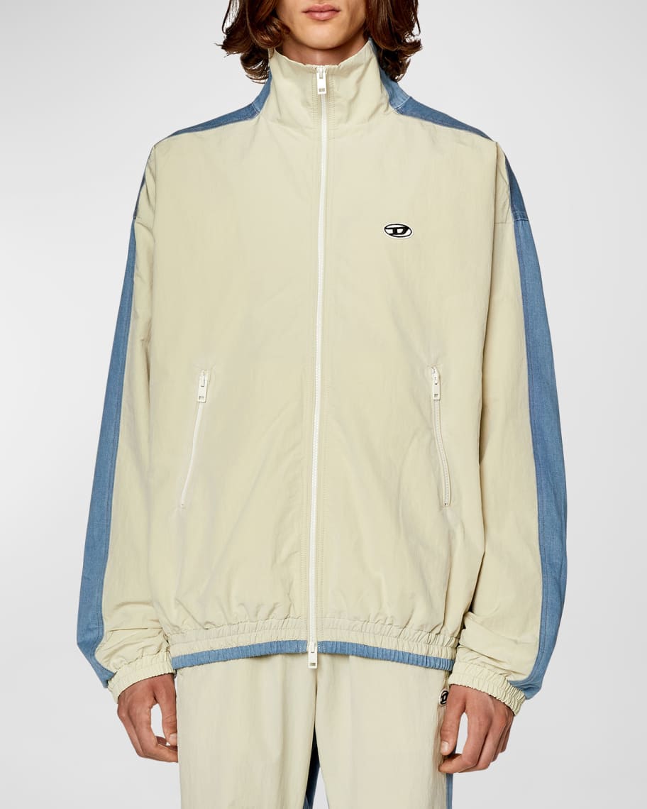 Diesel Men's J-Bright Colorblock Tracksuit Top | Neiman Marcus