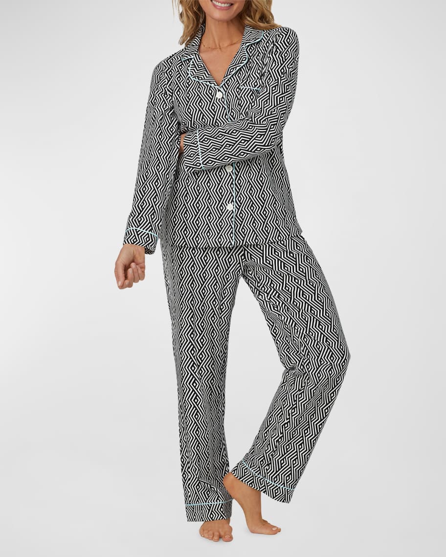 BedHead Pajamas Printed Organic Cotton Jersey Pajama Set | Neiman Marcus