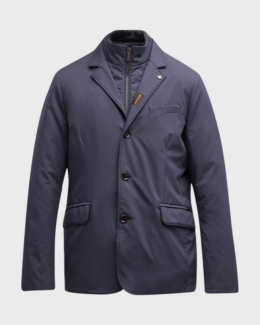 MooRER Men's Tech Blazer with Removable Bib | Neiman Marcus