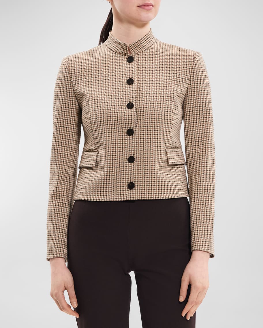 Theory Knit Utility Riding Jacket | Neiman Marcus
