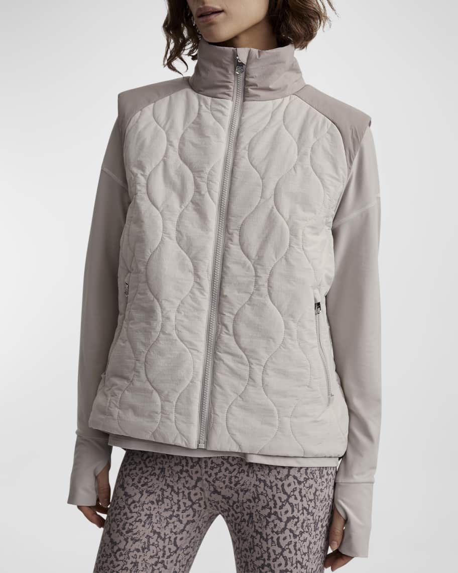 Varley Maher Quilted Active Gilet | Neiman Marcus