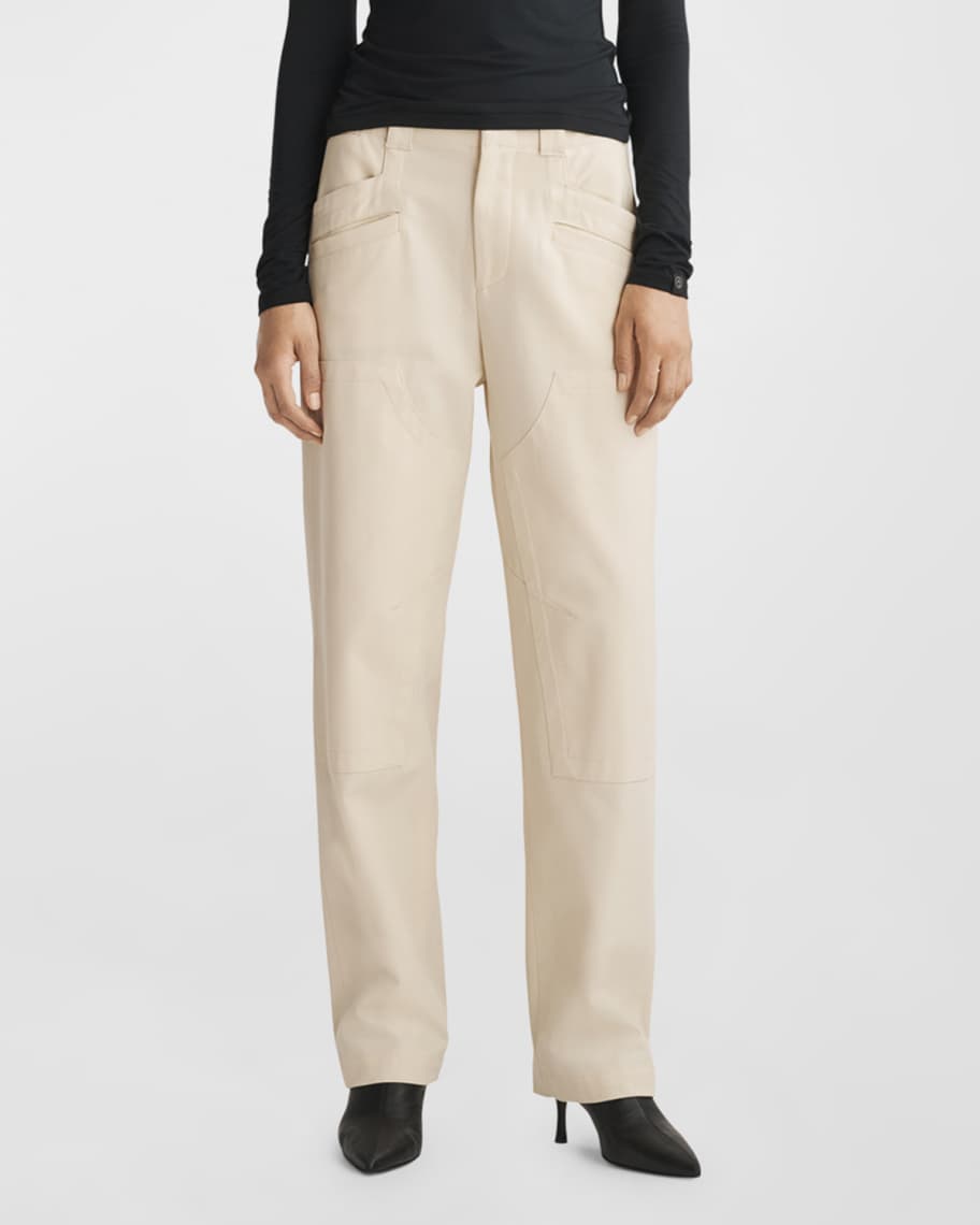 Rag & Bone Malia Japanese-Twill Cargo Pants | Neiman Marcus