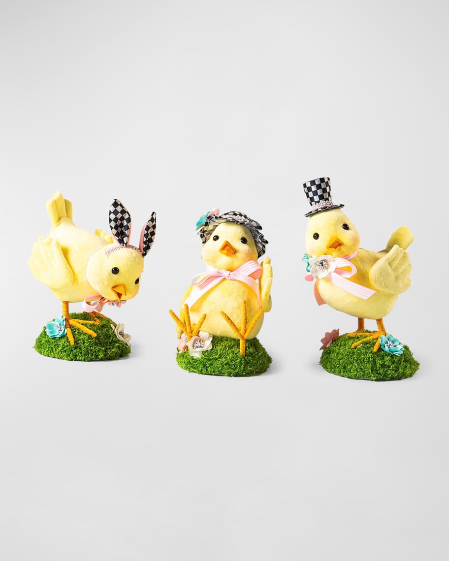 MacKenzie-Childs Spring Fling Chicks, Set of 3 | Neiman Marcus
