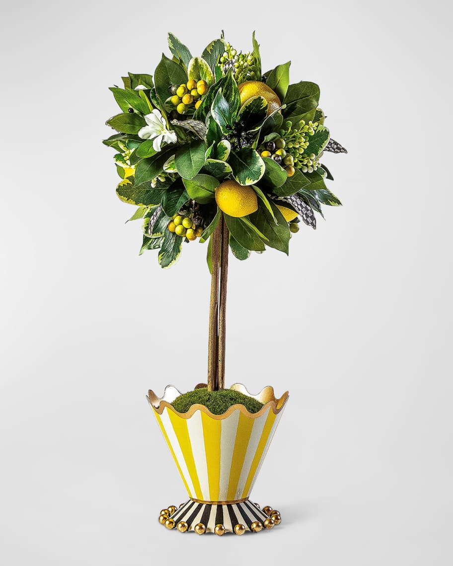 MacKenzie-Childs Lemon Tabletop Topiary | Neiman Marcus