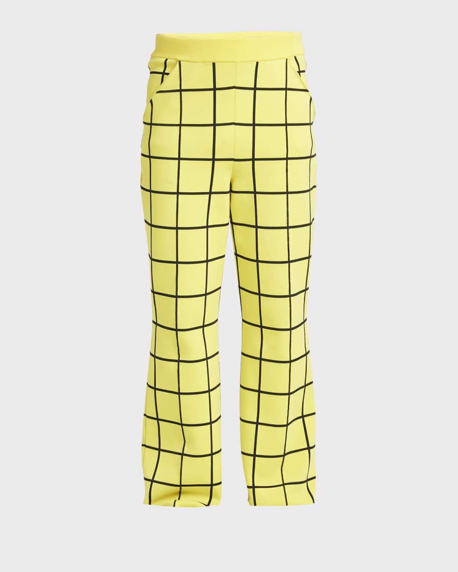 Marni Men's Windowpane Track Pants | Neiman Marcus