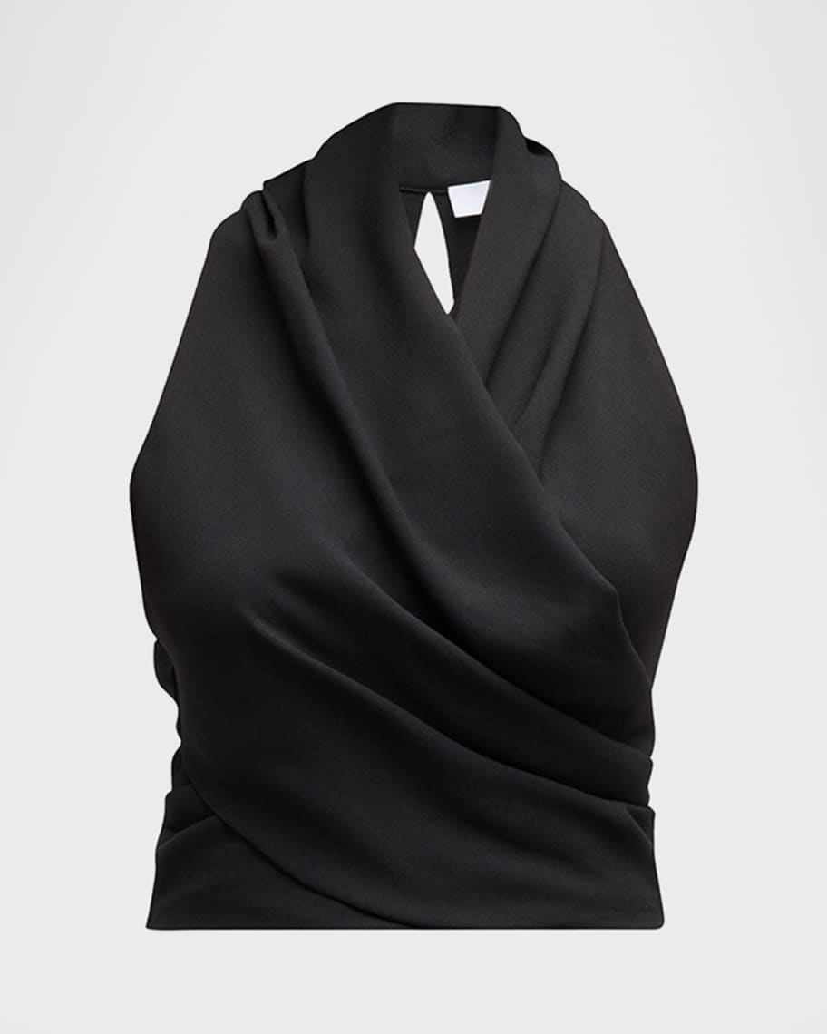 Iro Colombe Draped Halter Top | Neiman Marcus