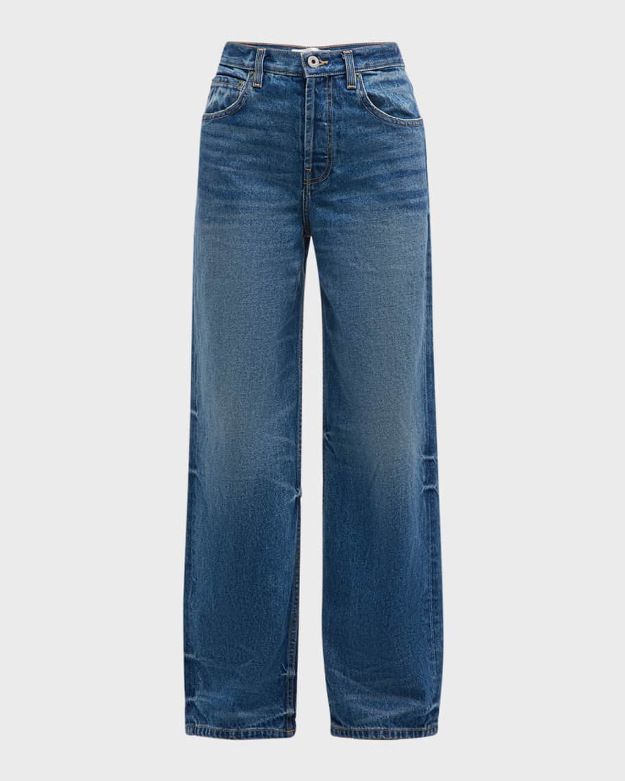 INTERIOR Remy Mid-Rise Straight-Leg Jeans | Neiman Marcus
