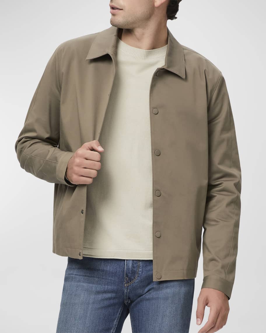 PAIGE Men's Andrus Canvas Jacket | Neiman Marcus