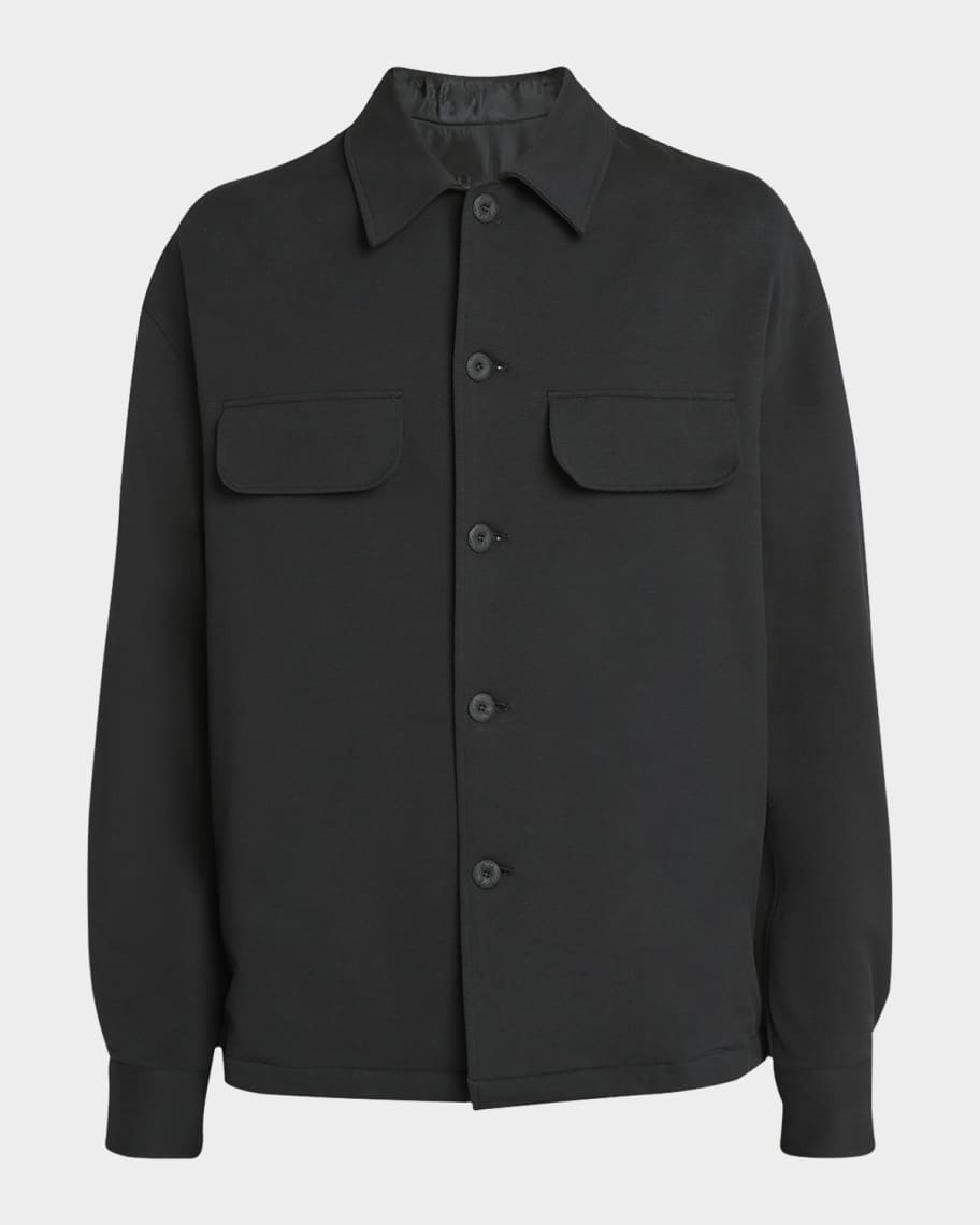 KNT Men's Cotton Overshirt | Neiman Marcus