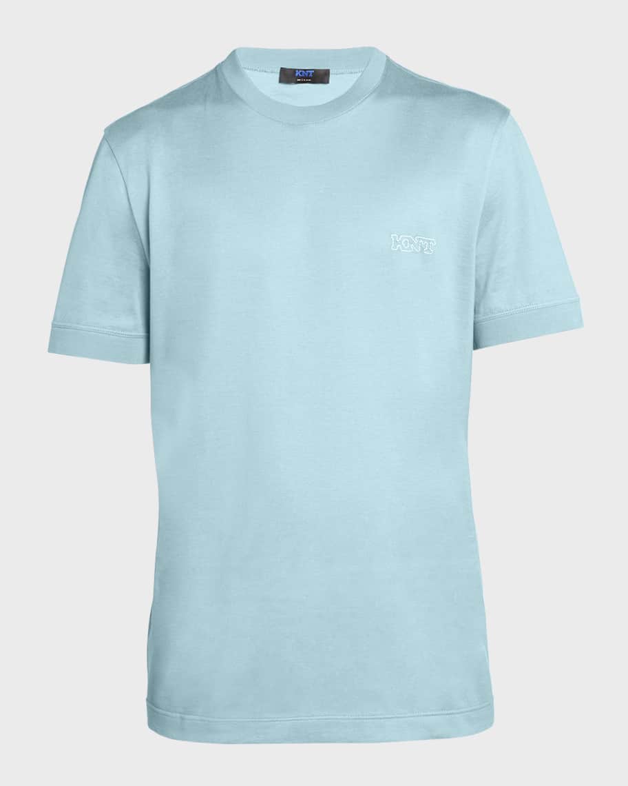 KNT Men's Outline Logo Crewneck T-Shirt | Neiman Marcus