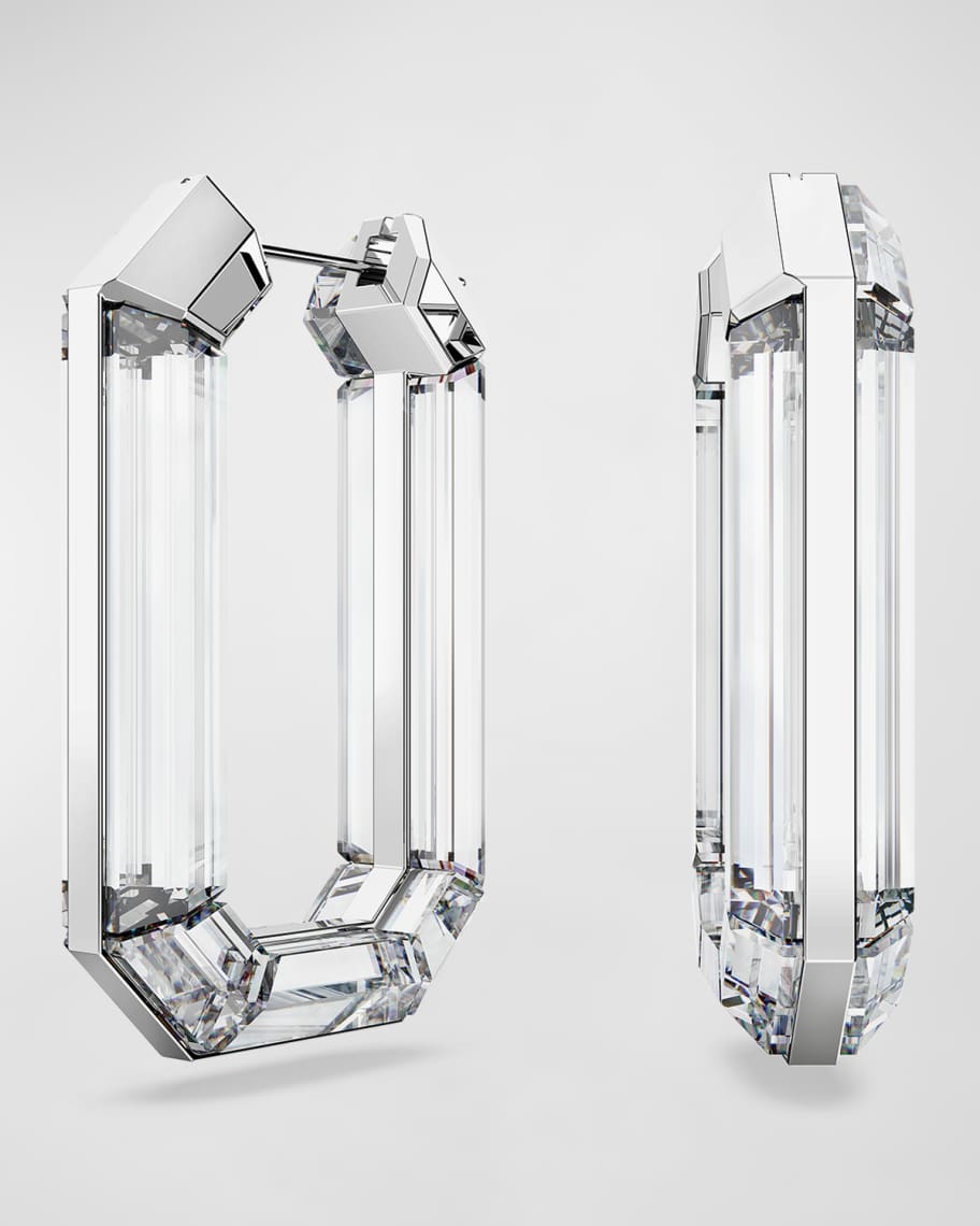 SWAROVSKI Lucent Hoop Earrings | Neiman Marcus