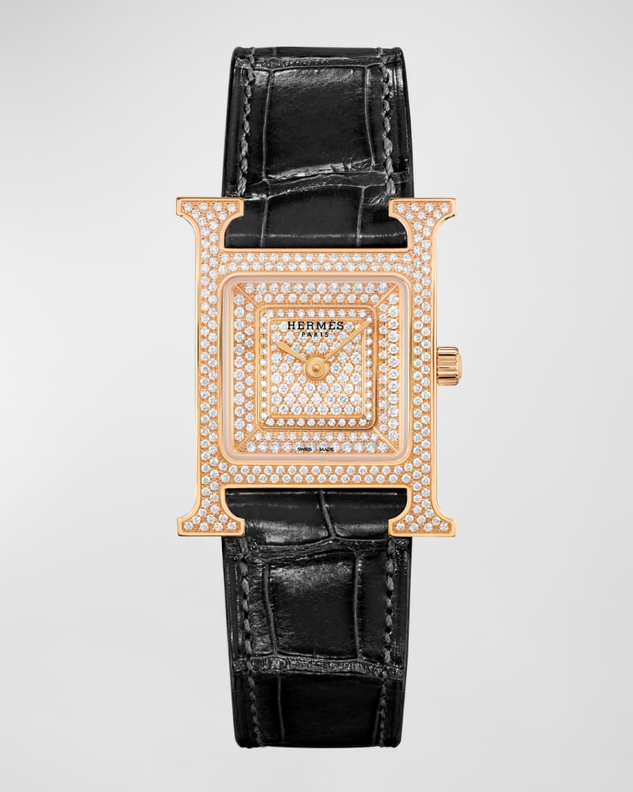 Hermes Heure H Watch, Small Model, 25 mm | Neiman Marcus