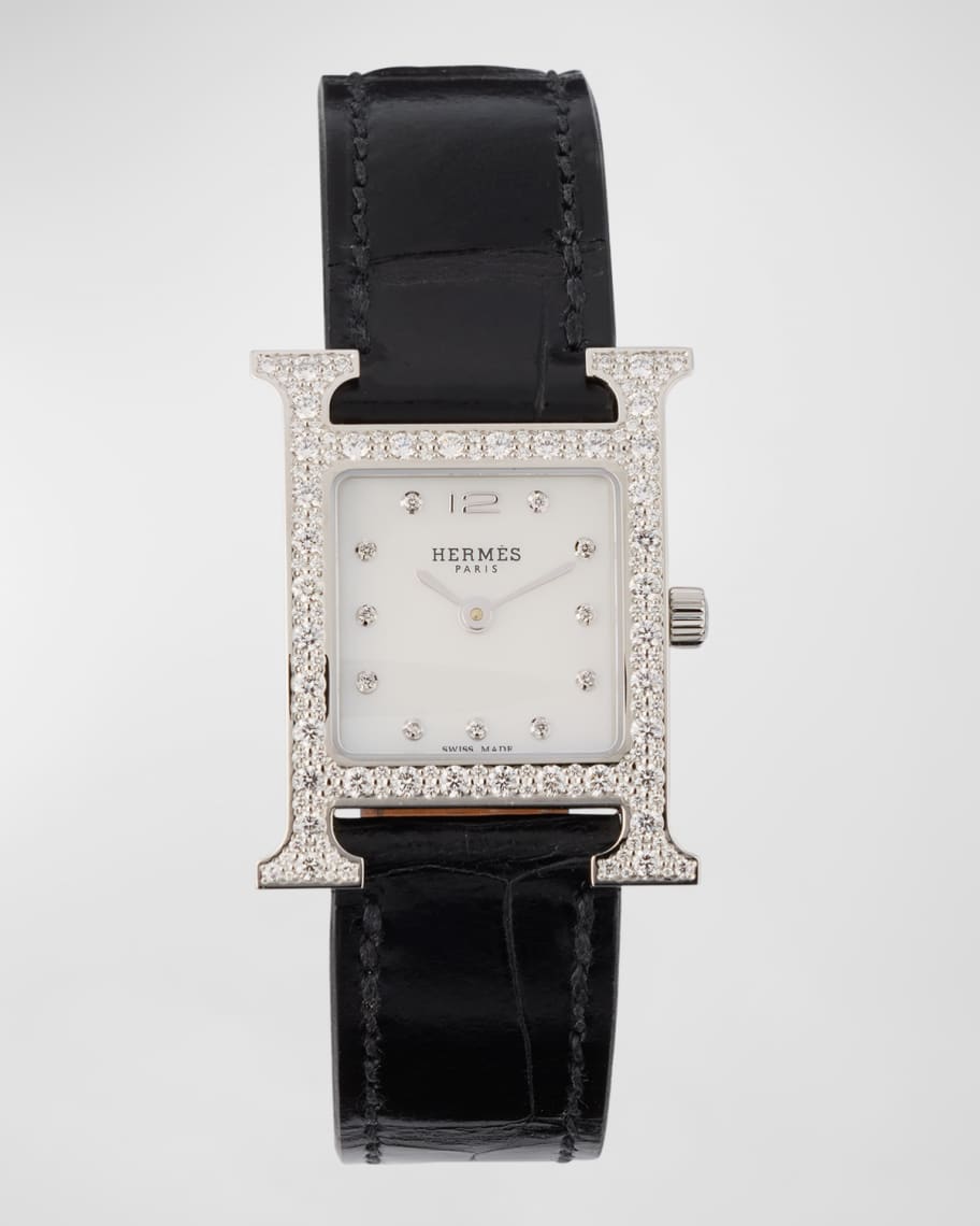 Hermes Heure H Watch, Small Model, 25 mm | Neiman Marcus