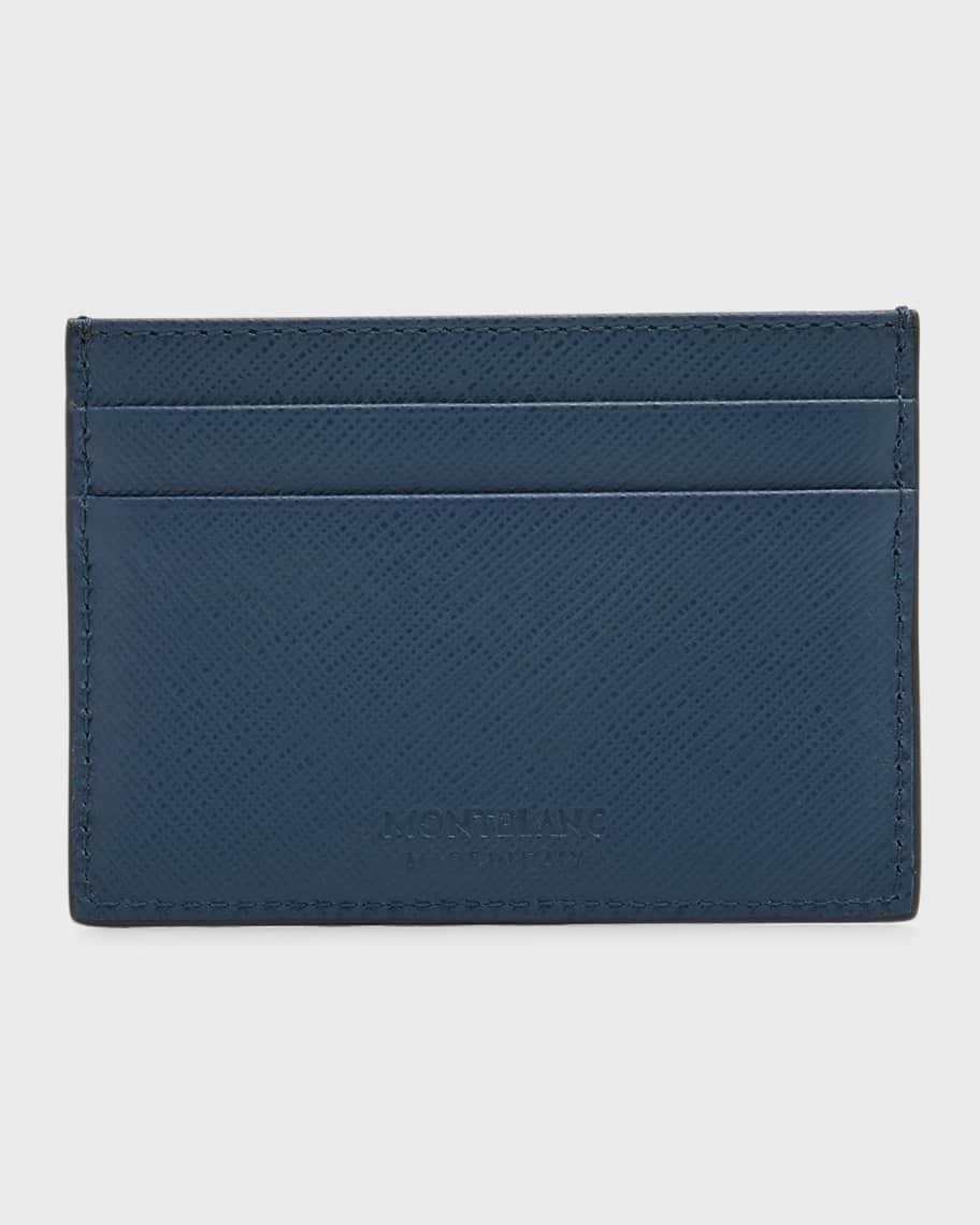Montblanc Men's Sartorial Saffiano Leather Card Holder | Neiman Marcus