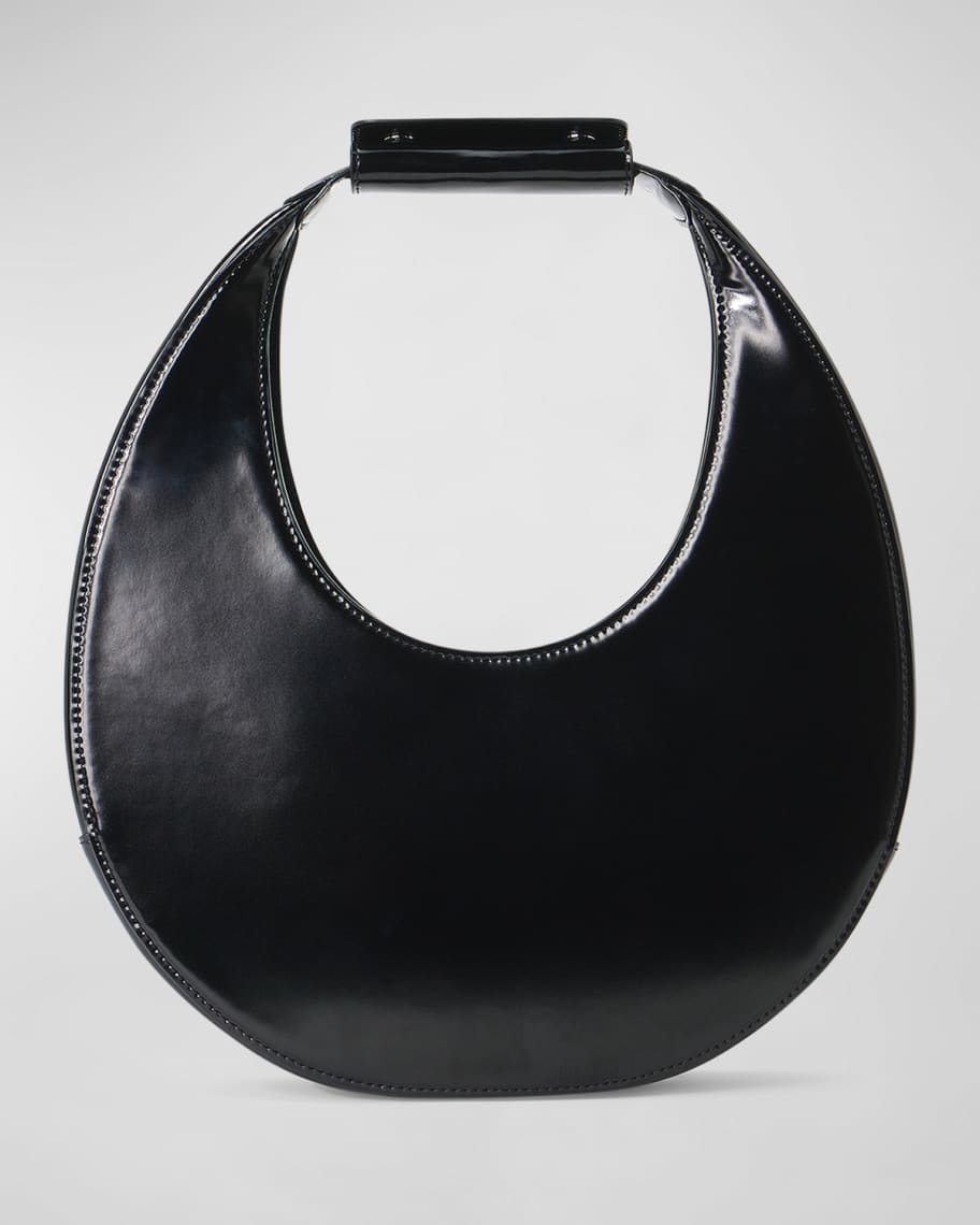 STAUD Moon Leather Top-Handle Bag | Neiman Marcus