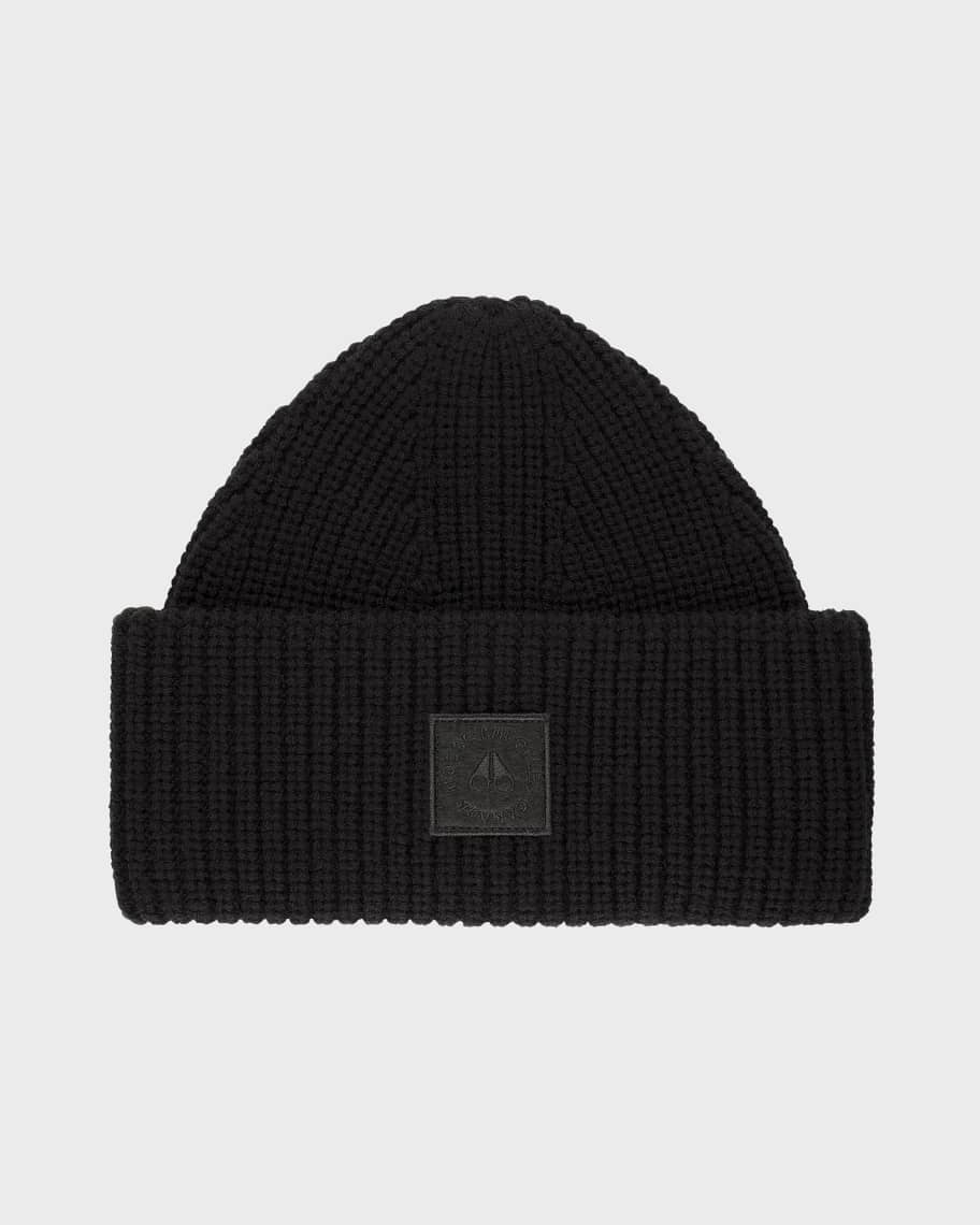 Moose Knuckles Men's Mariner Ribbed Toque Beanie | Neiman Marcus