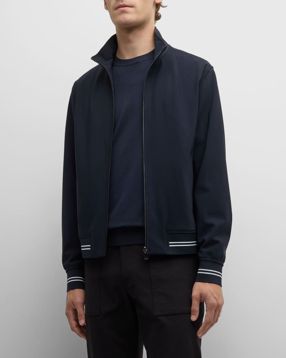 Theory Men's Marco Jacket in Precision Ponte | Neiman Marcus