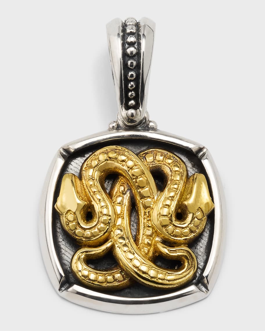 Konstantino Men's Two-Tone Serpent Pendant | Neiman Marcus