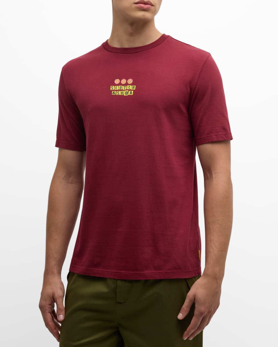 Scotch & Soda Men's Artwork Logo T-Shirt | Neiman Marcus