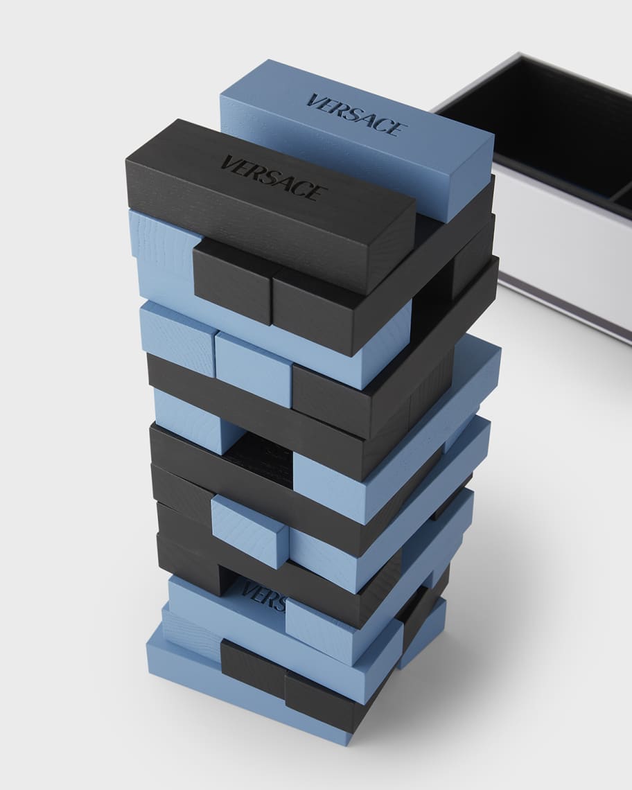 Versace Home Collection Barocco Stacking Blocks Tower Set | Neiman Marcus