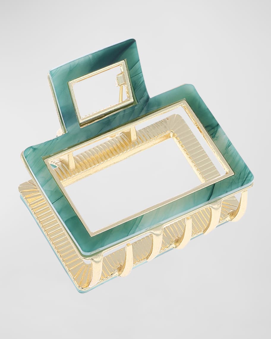 L. Erickson Hazel Square Jaw Clip | Neiman Marcus