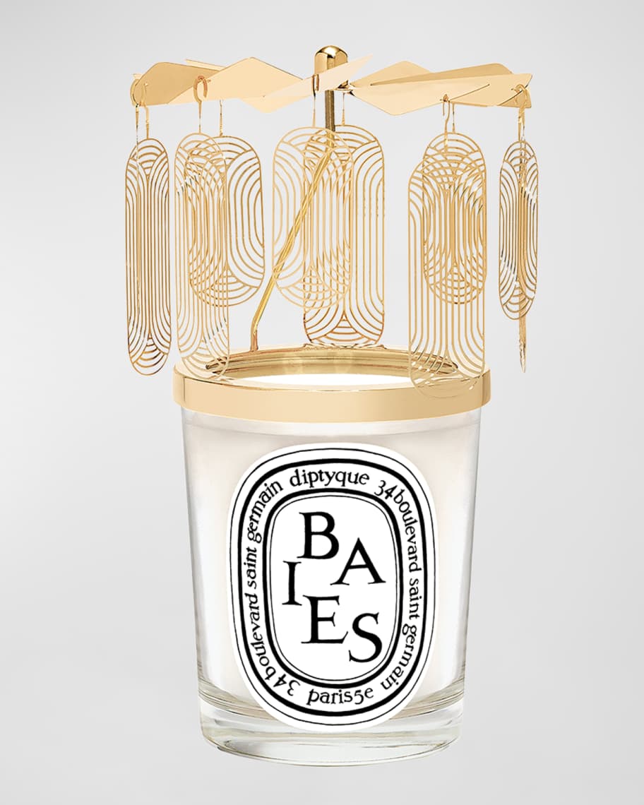 DIPTYQUE Baies (Berries) Scented Candle & Carousel Gift Set - Limited ...