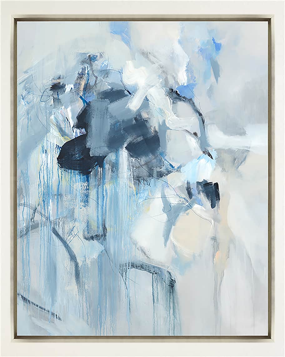"Azure Blue Impressions I" Giclee Wall Art by Maelani Blue | Neiman Marcus