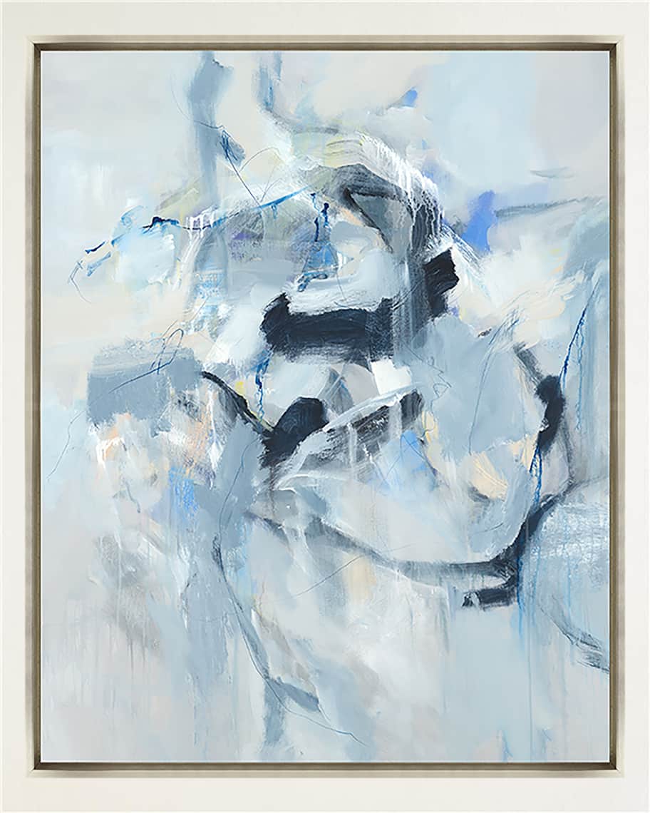 "Azure Blue Impressions I" Giclee Wall Art by Maelani Blue | Neiman Marcus