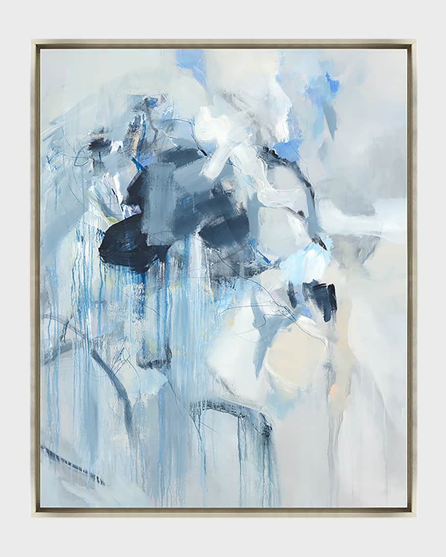 "Azure Blue Impressions I" Giclee Wall Art by Maelani Blue | Neiman Marcus