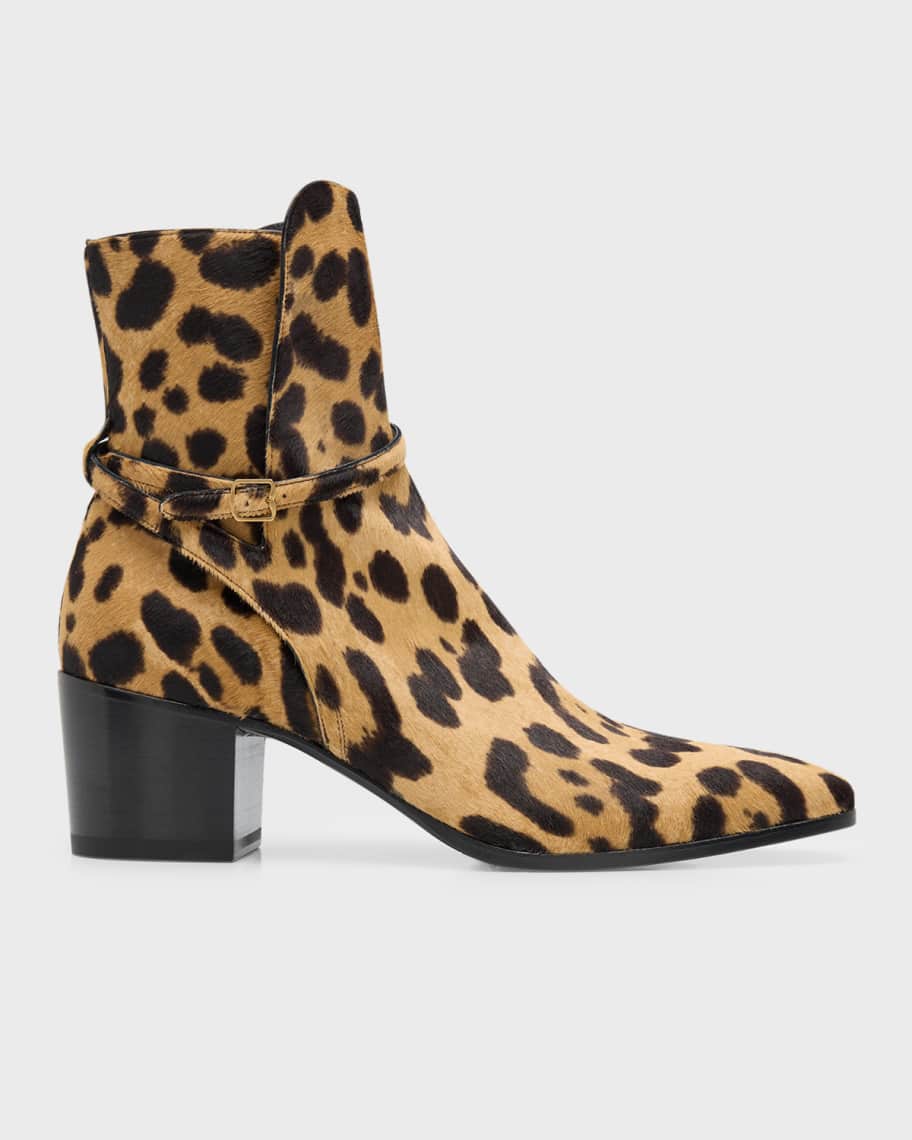 Bally Men's Villy Leopard-Print Boots | Neiman Marcus