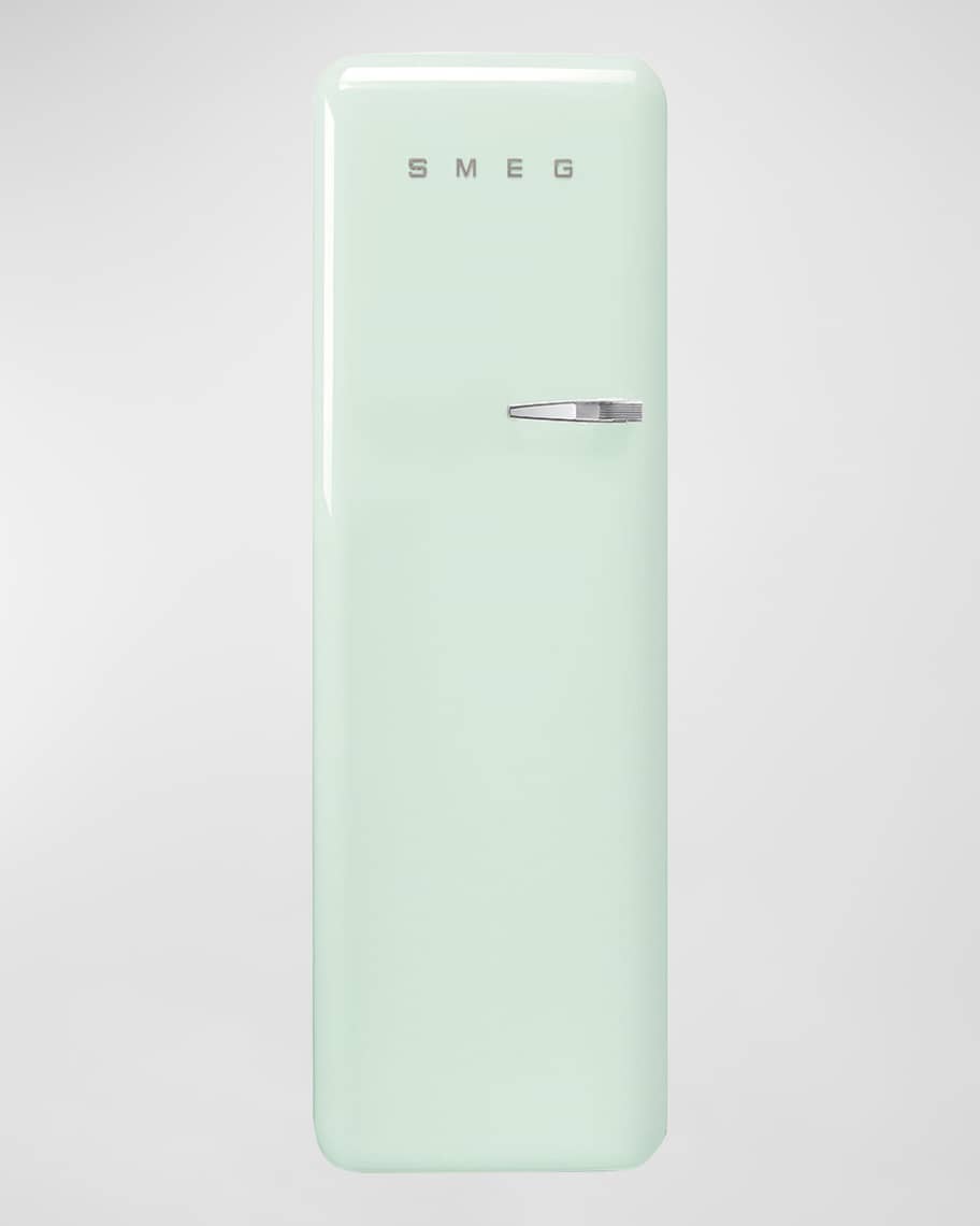 Smeg FAB28 Retro-Style Refrigerator with Internal Freezer, Left Hinge ...
