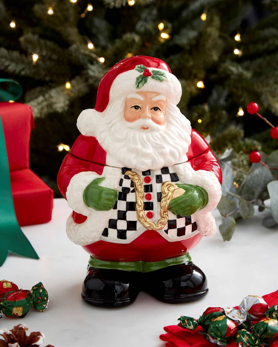 Spode Santa Christmas Candy Jar | Neiman Marcus