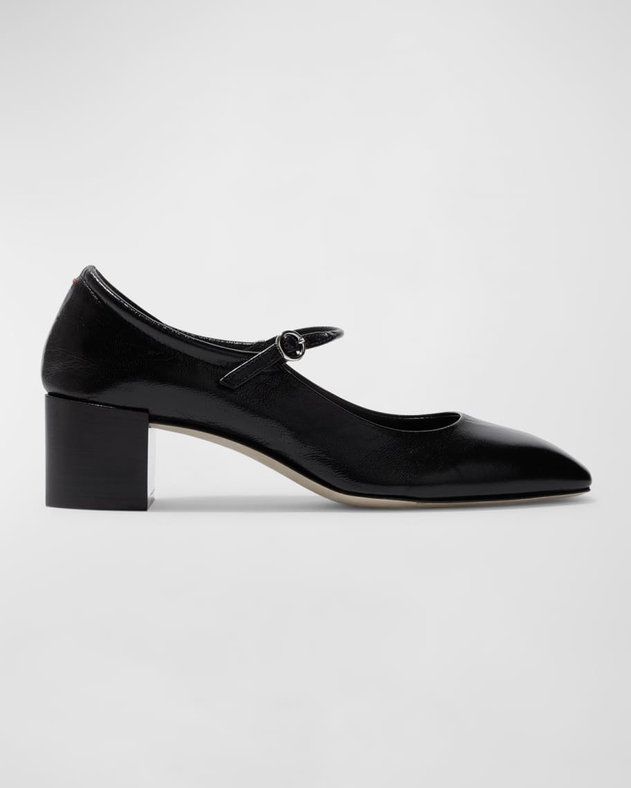 Aeyde Aline Leather Mary Jane Pumps | Neiman Marcus