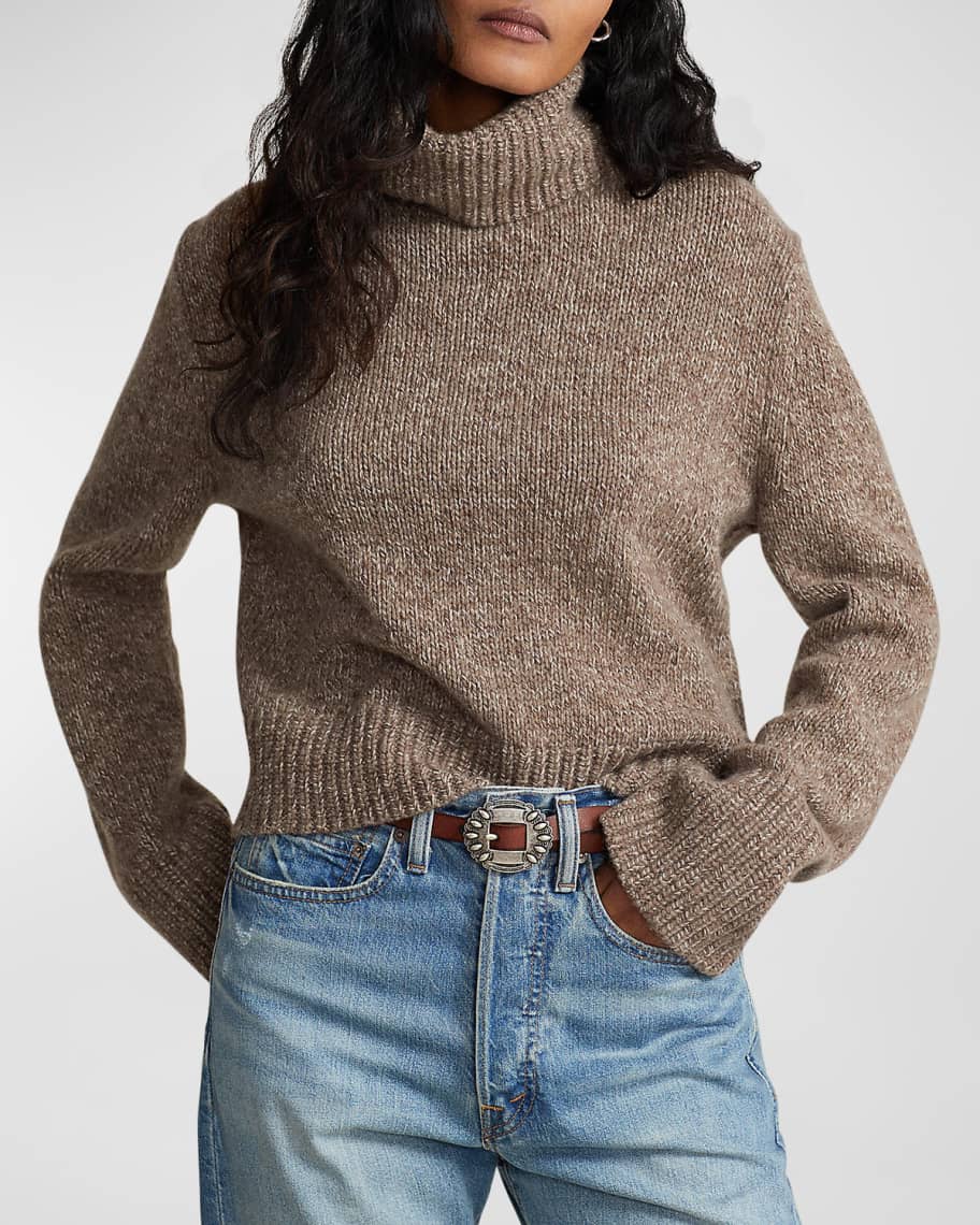 Polo Ralph Lauren Wool-Cashmere Turtleneck Sweater | Neiman Marcus