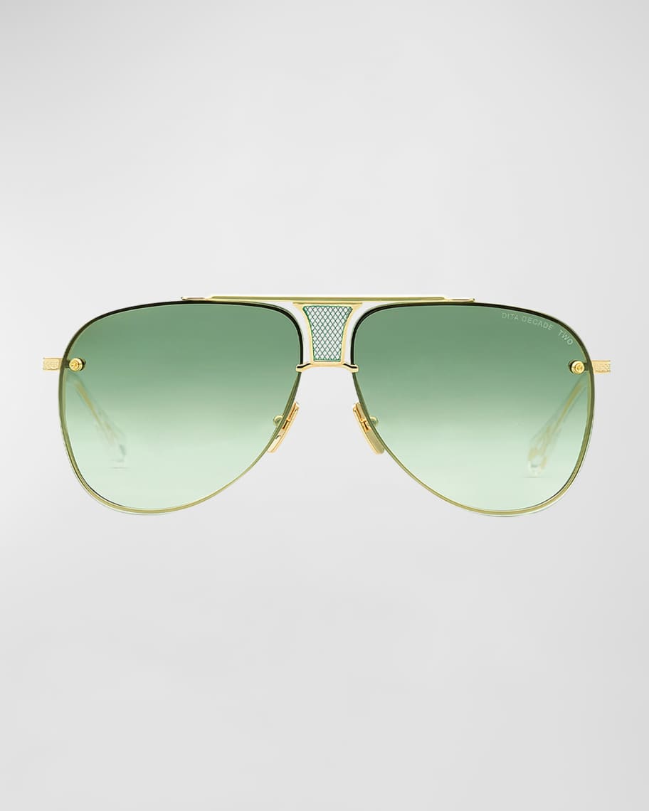Dita Men's Decade-Two Titanium Aviator Sunglasses | Neiman Marcus