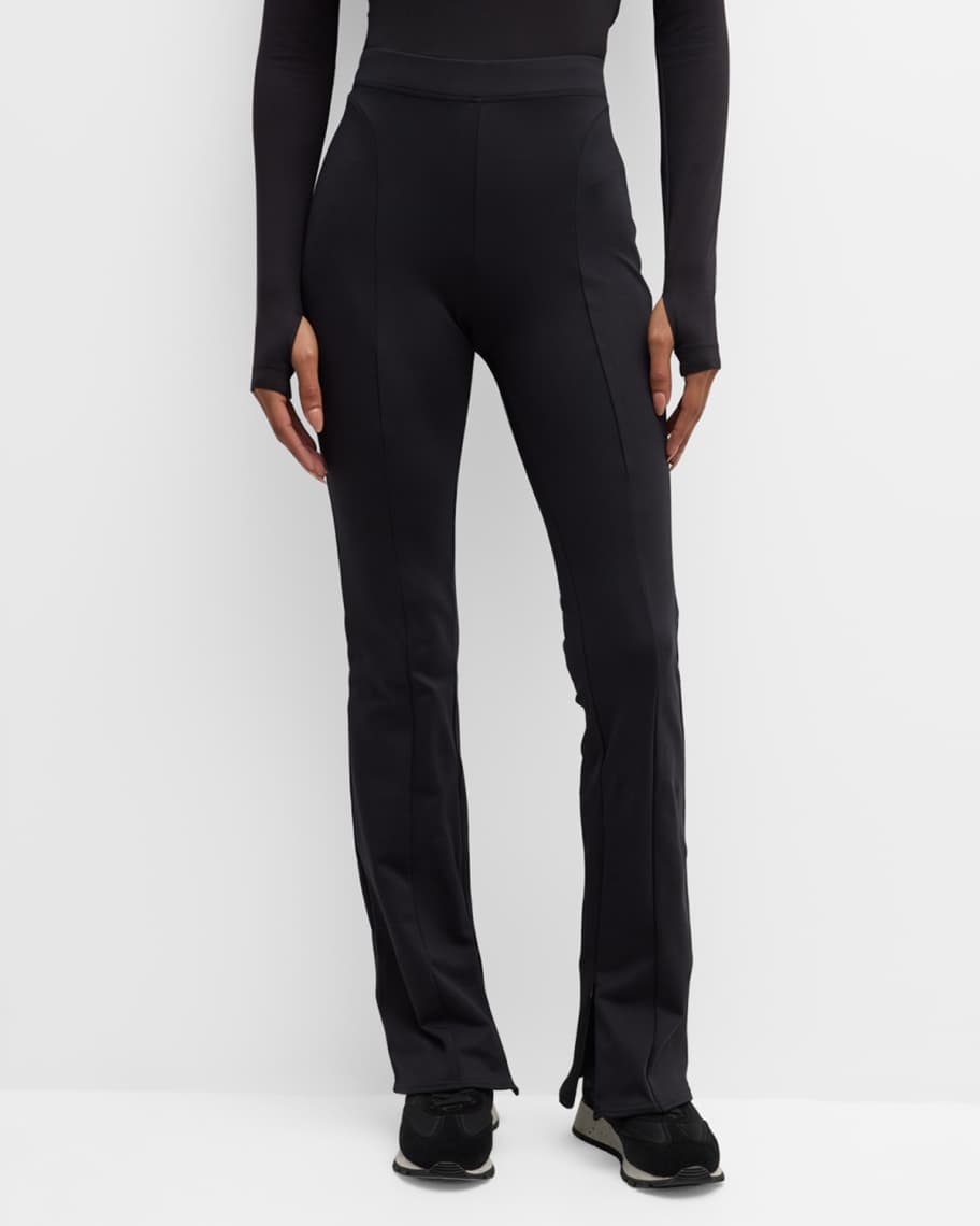 Alo Yoga High-Waist Zip It Flare Leggings | Neiman Marcus