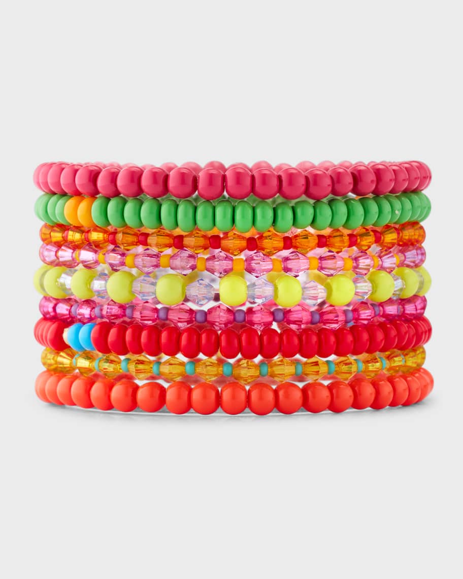 Roxanne Assoulin The Very Merry Bunch Bracelets, Set of 9 | Neiman Marcus