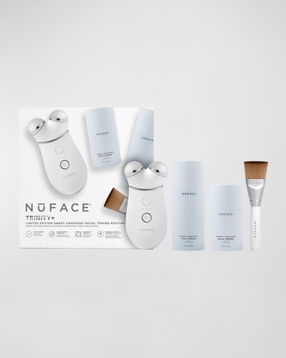 NuFace TRINITY+ Smart Advanced Facial Toning Routine | Neiman Marcus
