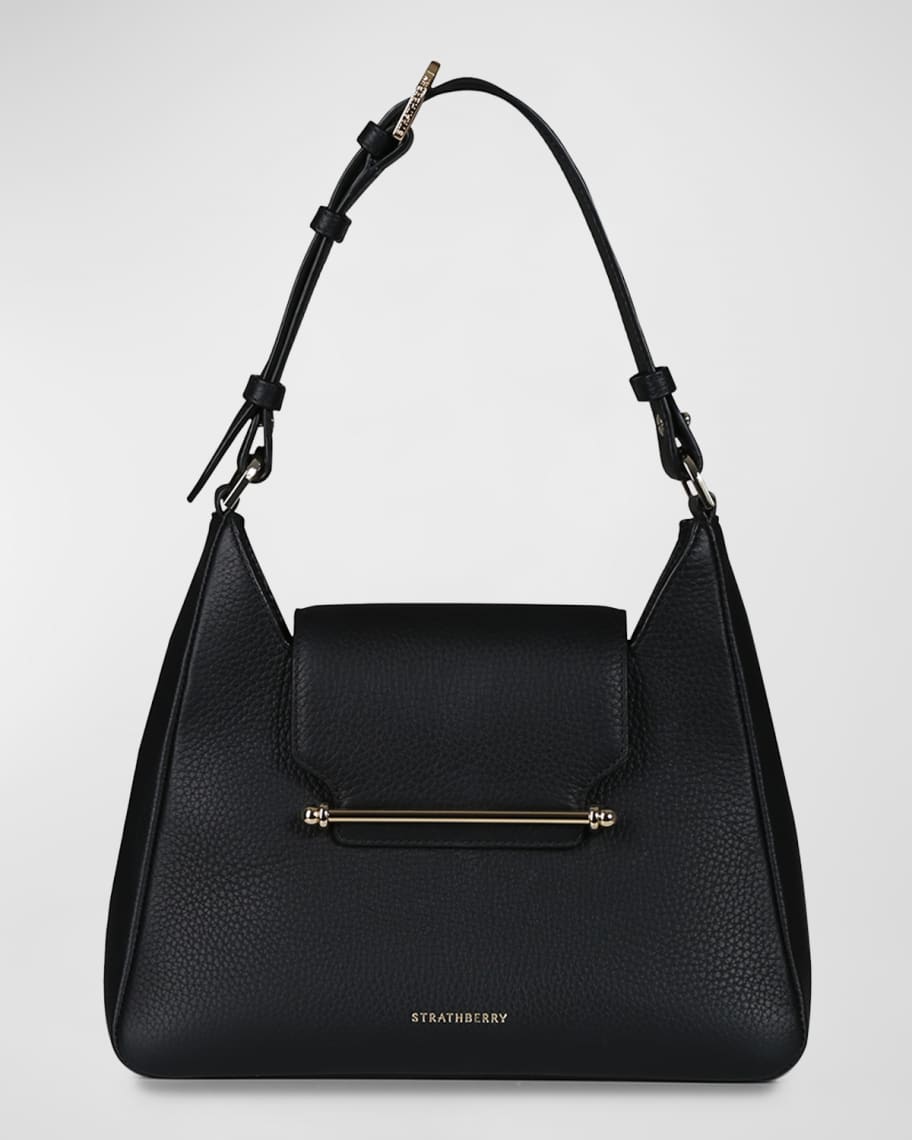 STRATHBERRY Multrees Flap Leather Hobo Bag | Neiman Marcus