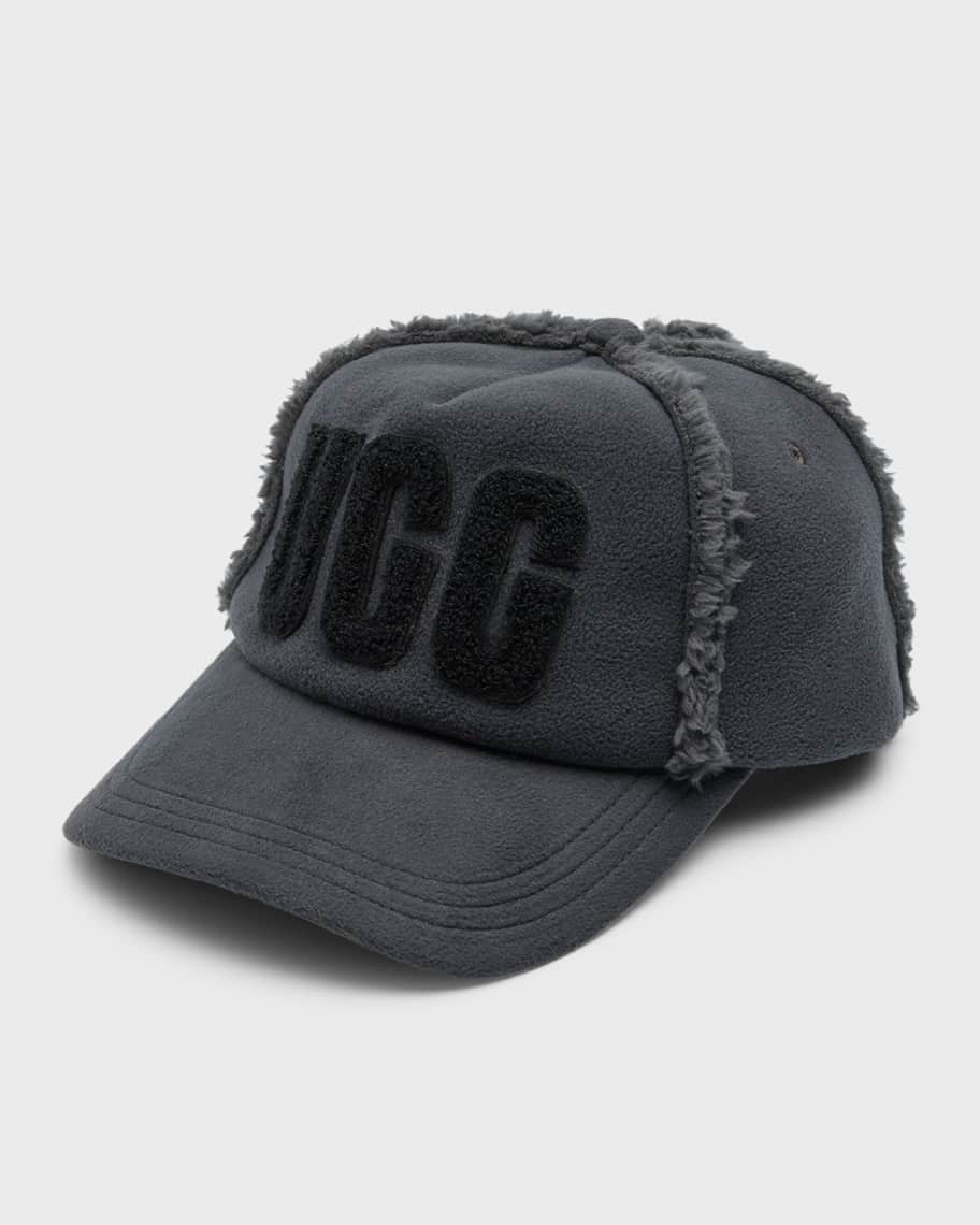 UGG Logo Fleece Baseball Cap | Neiman Marcus