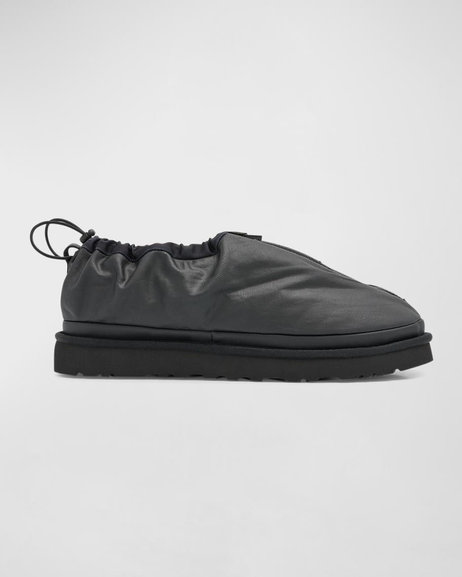 UGG Men's Tasman Shroud Coated Canvas Zip Slippers | Neiman Marcus