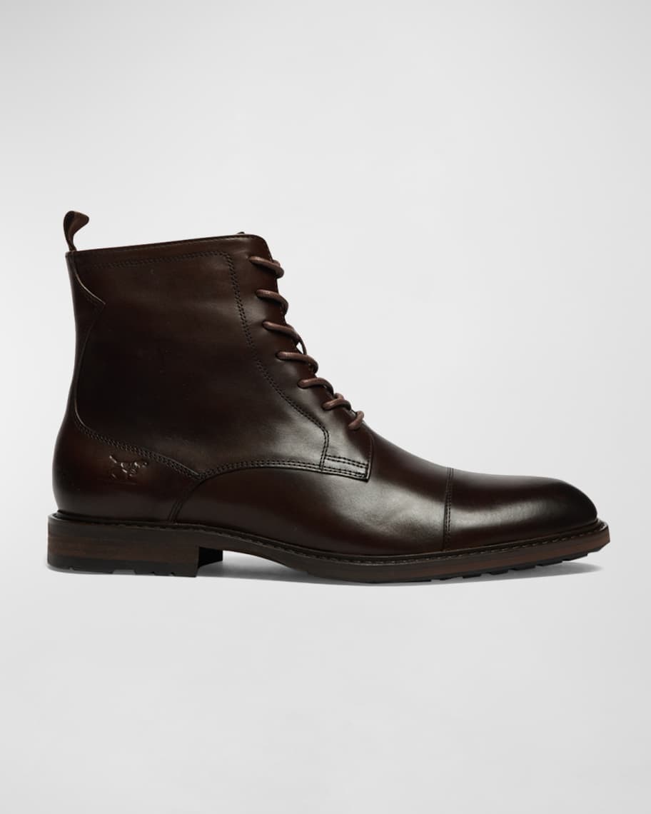 Rodd & Gunn Men's Drury Leather Military Boots | Neiman Marcus
