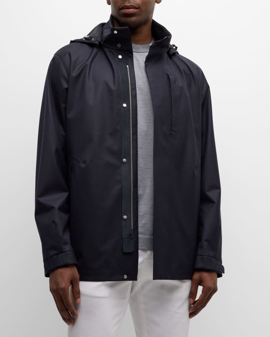 ZEGNA Men's Oasi Cashmere Field Jacket | Neiman Marcus