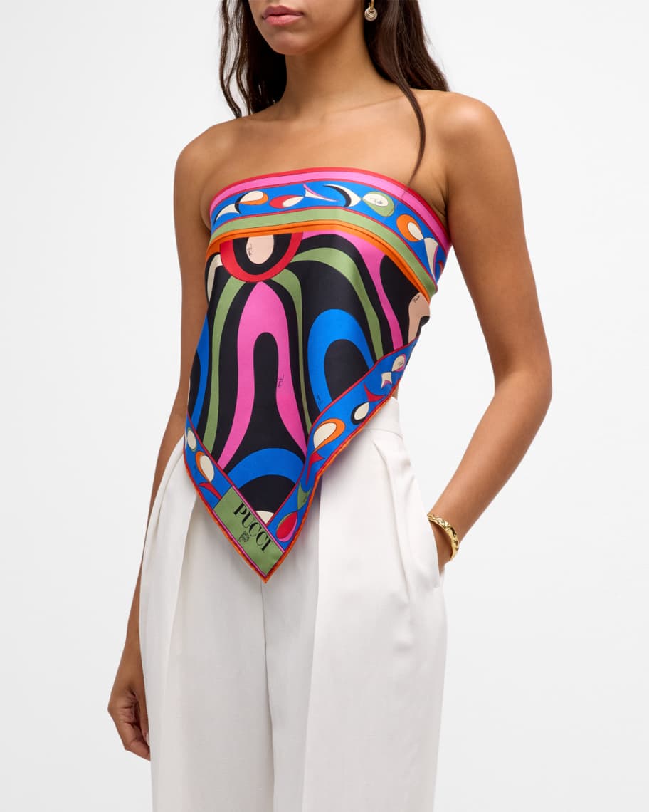 Pucci Geometric Silk Twill Scarf | Neiman Marcus