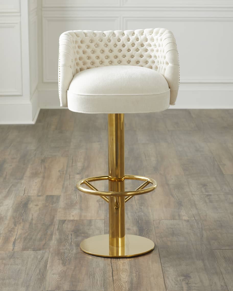 Haute House Raven Bar Stool, 33" | Neiman Marcus