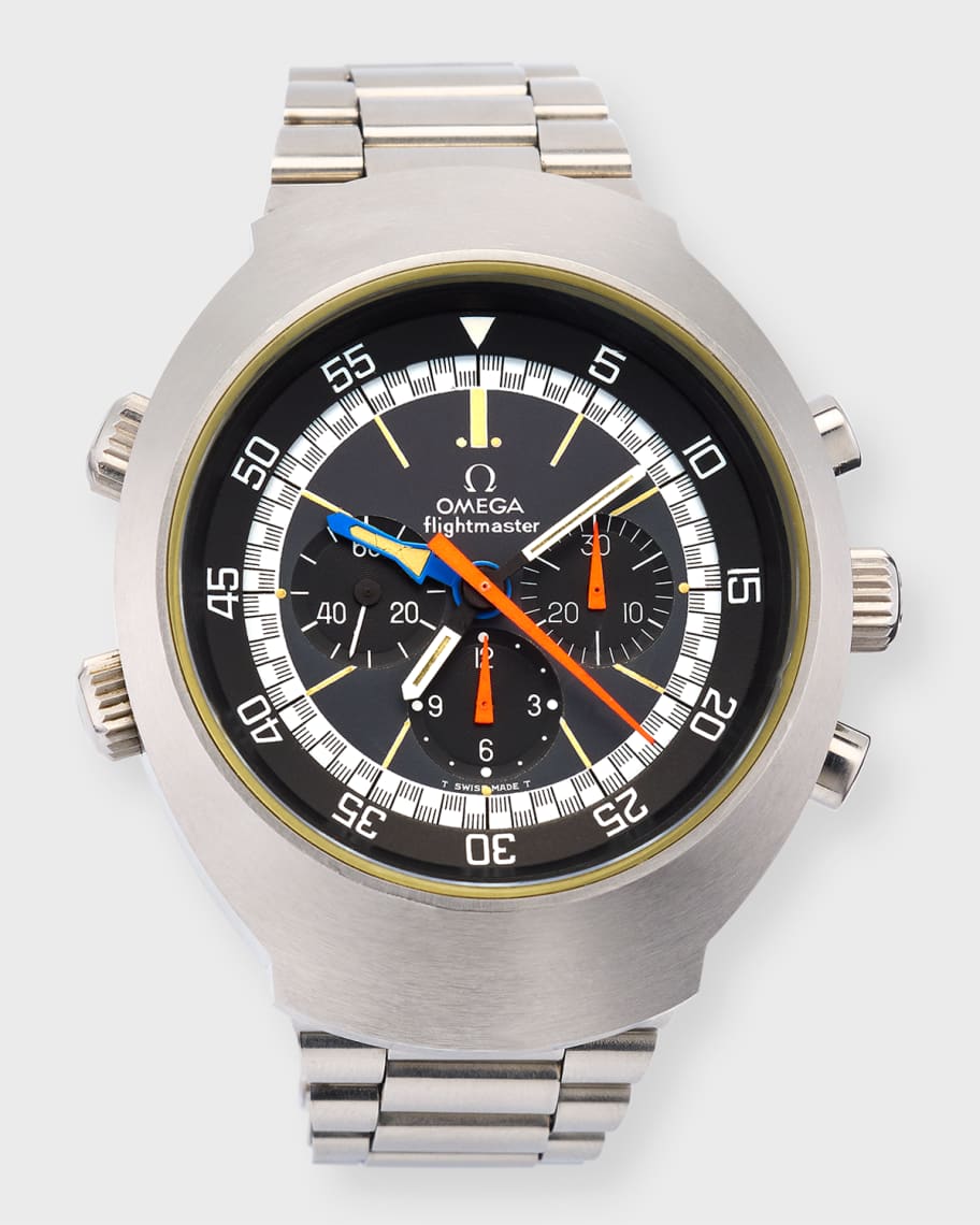 Vintage Watches OMEGA 43mm Flightmaster Vintage 1970s Watch | Neiman Marcus