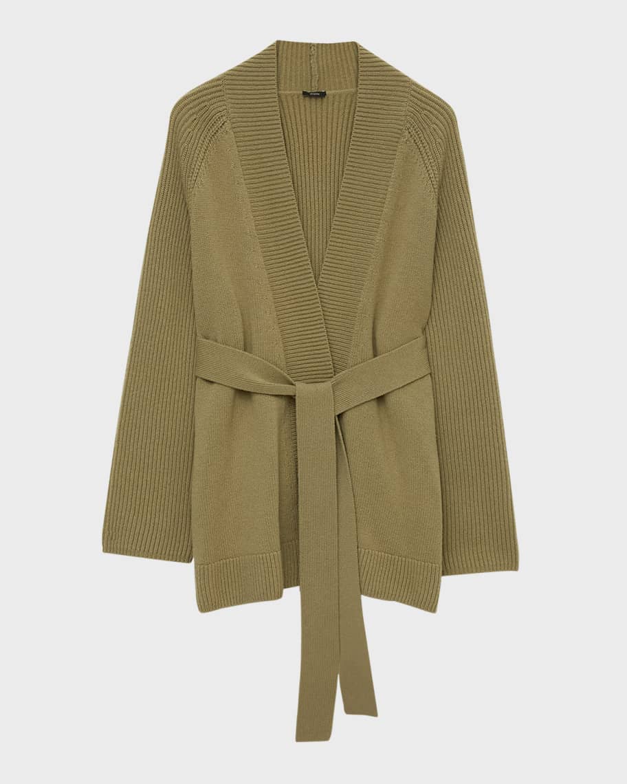 Joseph Belted Raglan-Sleeve Cardigan | Neiman Marcus